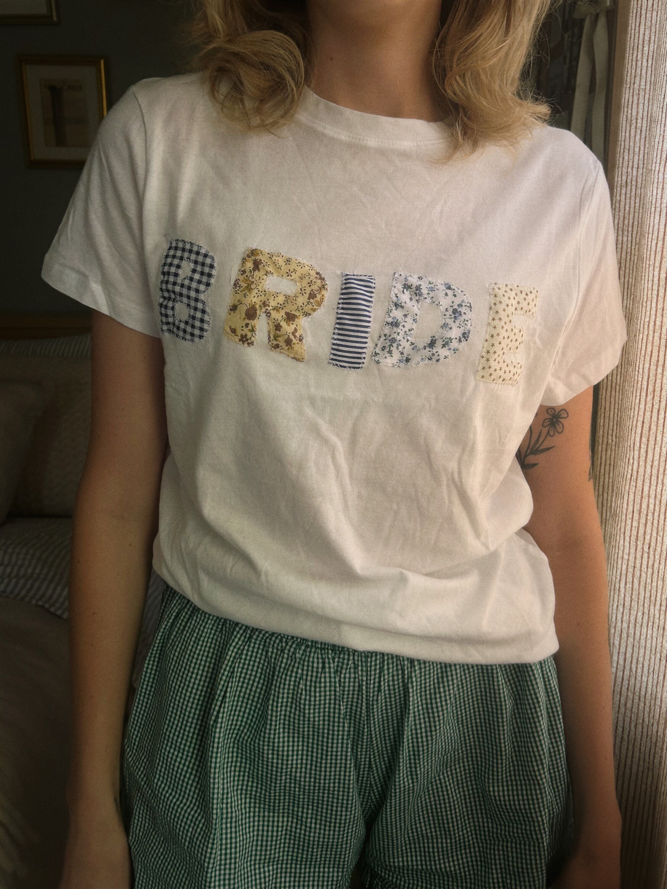 Personalized Patchwork Tee - Etsy
