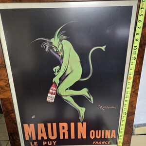 This is a Vintage Advertising Poster of the French Alcoholic Drink ...