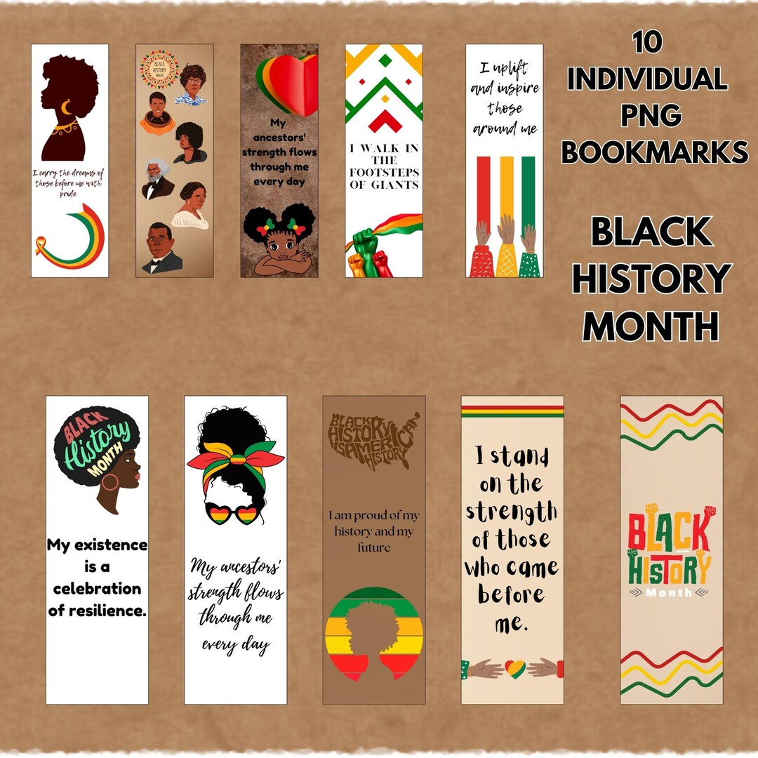 Black Girl Bookmarks Printable, Melanin Magic Bookmark for Women, Cute ...