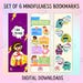 Kids Superhero Mindfulness Bookmarks Colorful Digital Printables ...