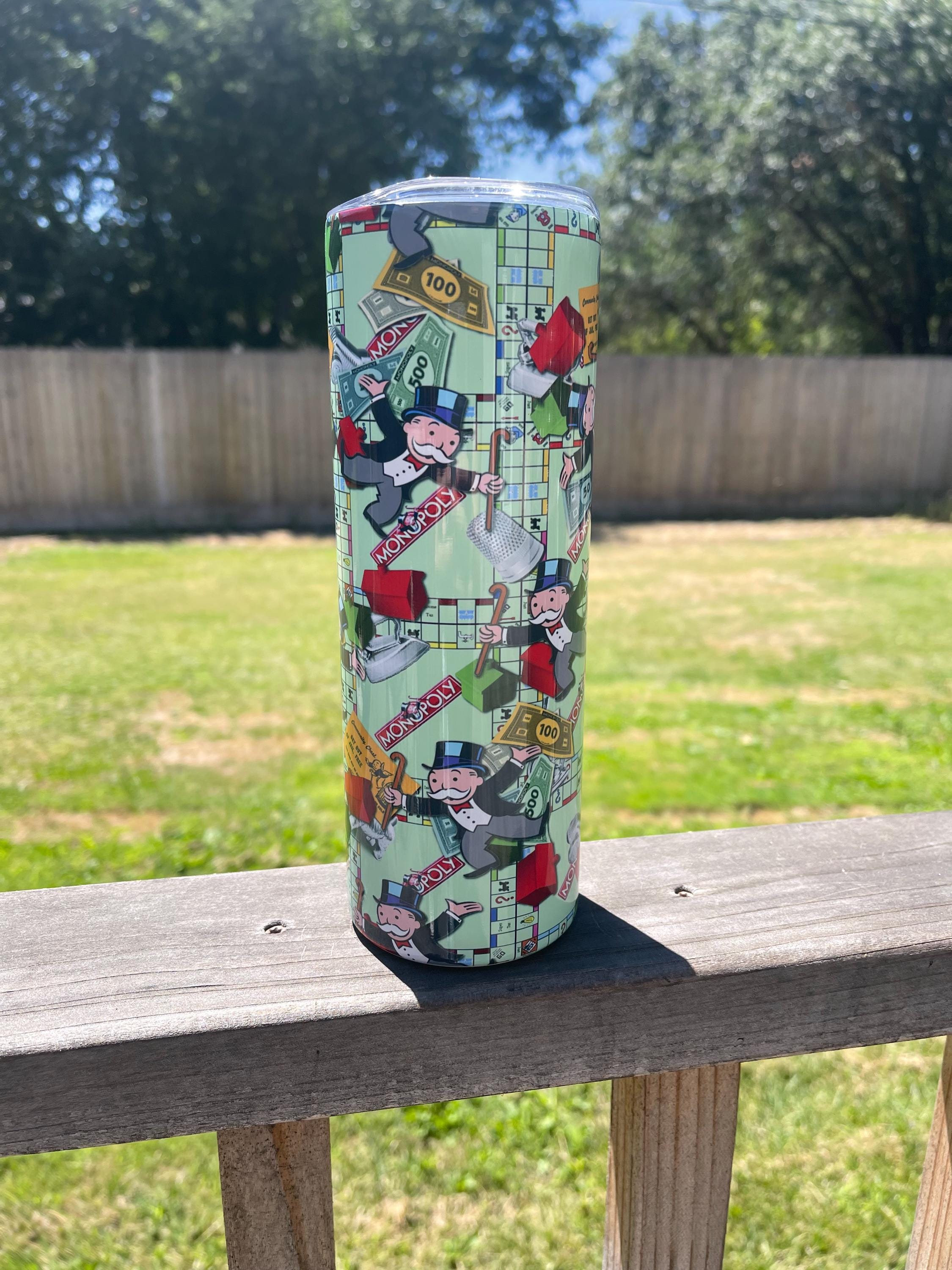 Monopoly, Board Games, Stainless Steel Tumbler, Candy Land - Etsy