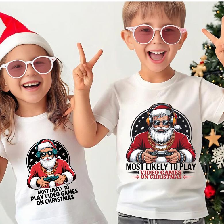 Santa Gamer, Christmas Video Games, PNG, Gaming, Favorite Gamer - Etsy