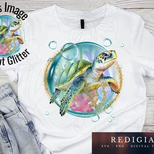 Sea Turtle PNG, Sublimation Design, Turtle Clipart (digital Download ...
