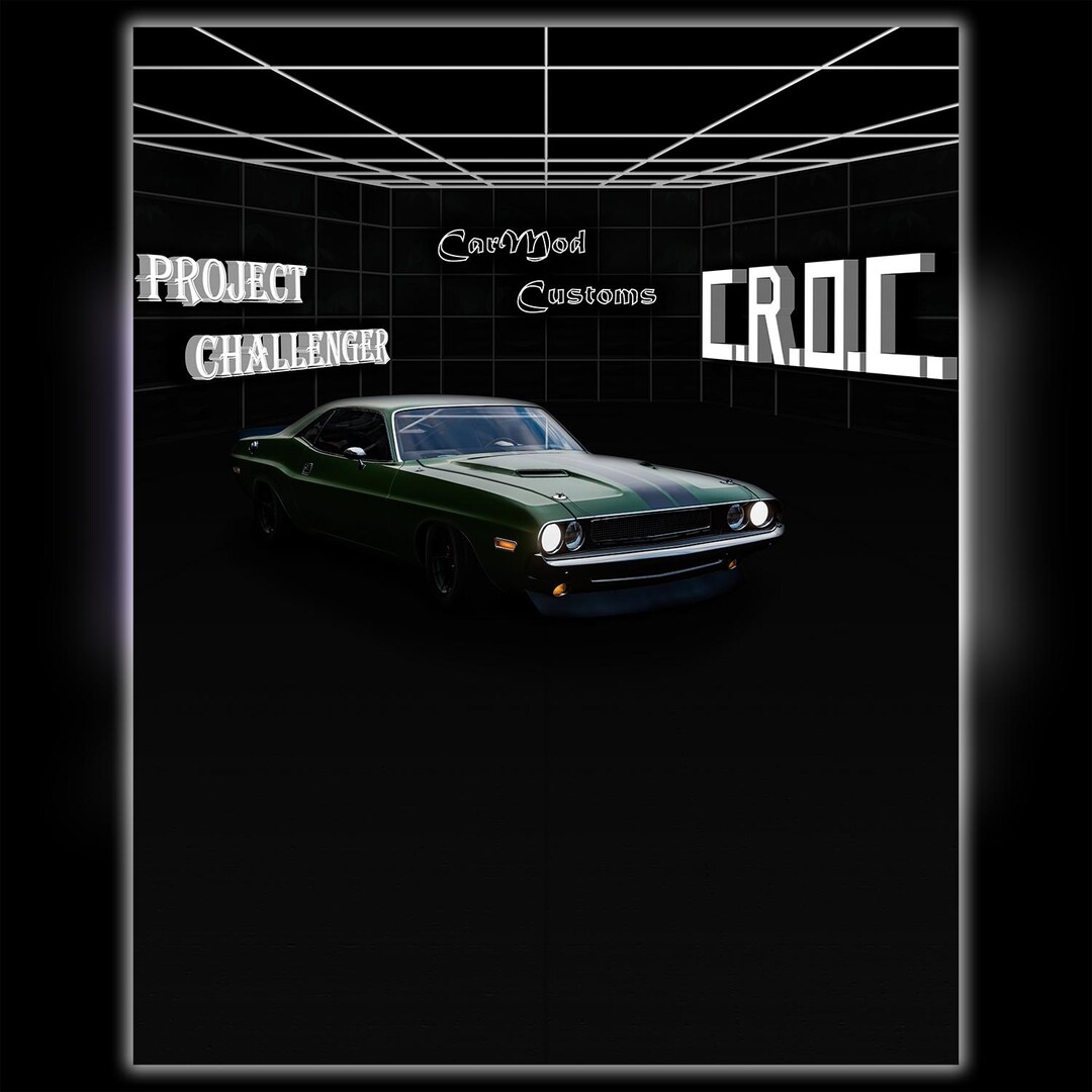 Project Challenger Poster Dodge, Challenger, 70s, Vintage, Oldschool ...