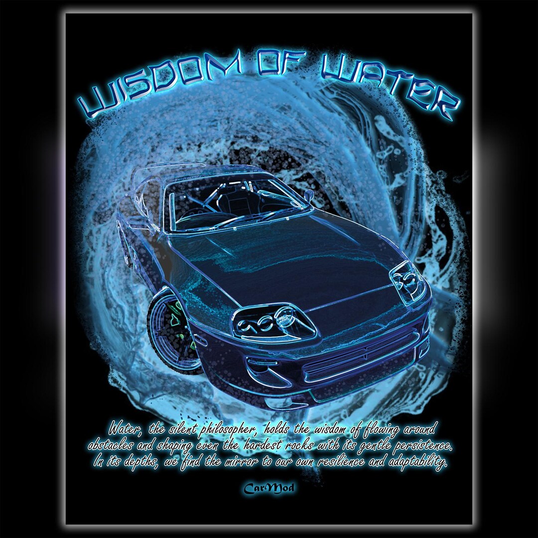 Supra X Wisdom of Water Toyota, Supra, Jdm, Car, Japanese Aesthetics ...