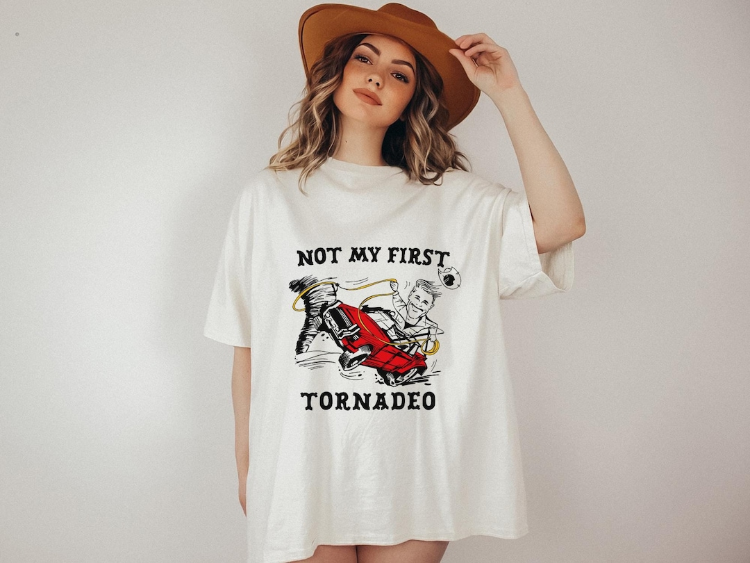 Glen Powell Shirt Not My First Tornado Shirt Retro Movie Tee Tyler ...