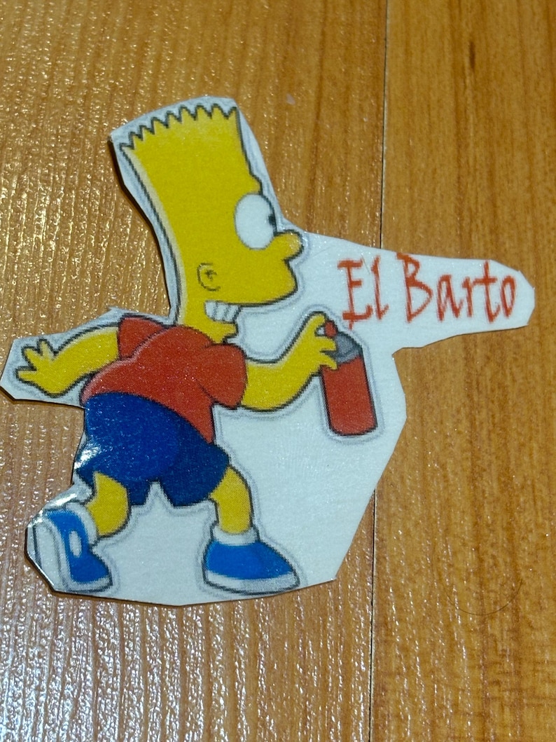 Cool Bart Simpsons el Barto Sticker - Etsy