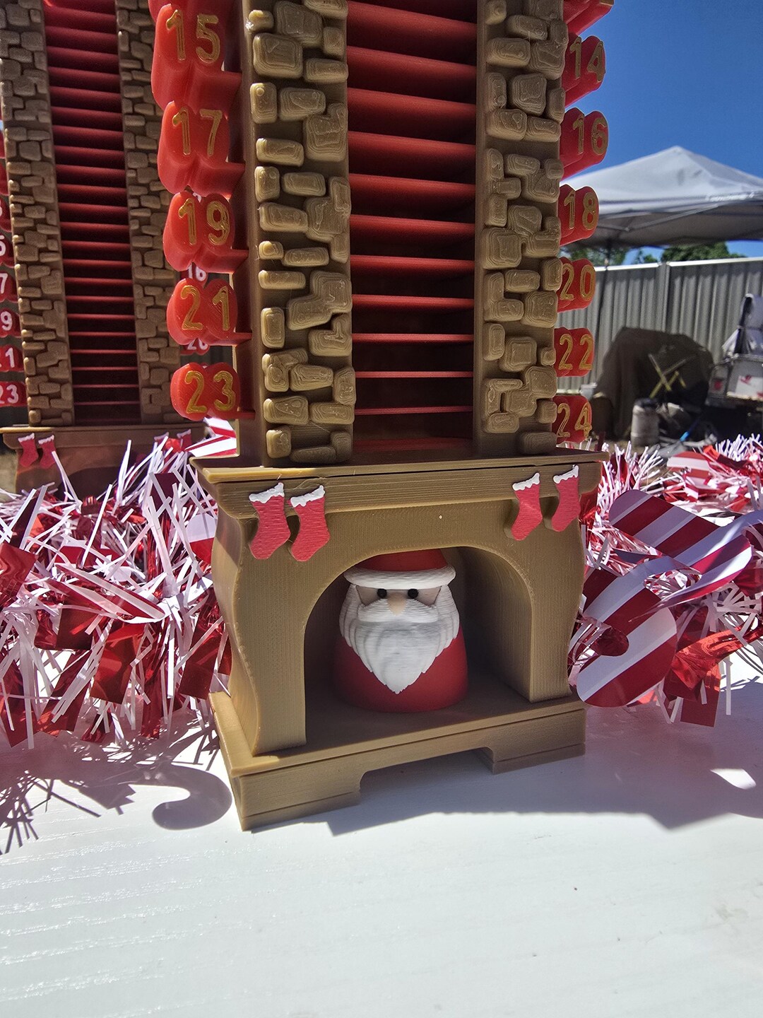 3D Printed Advent Calendar: Countdown to Christmas - Etsy