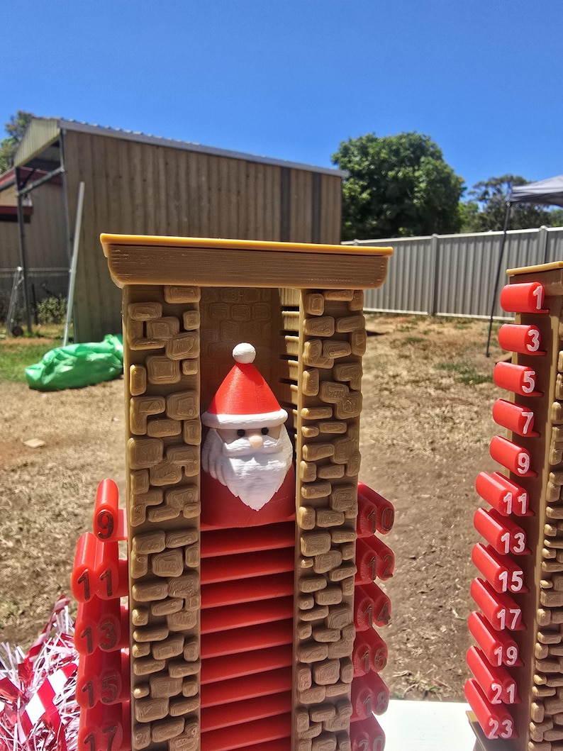 3D Printed Advent Calendar: Countdown to Christmas - Etsy