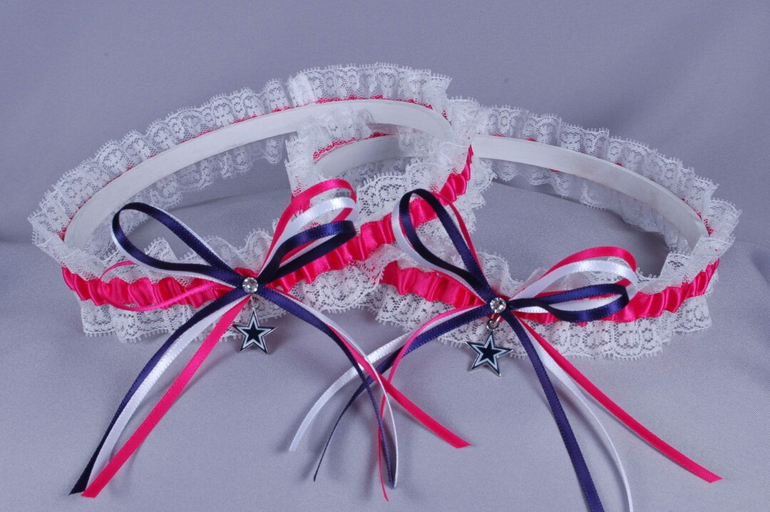Dallas Cowboys Lace Wedding Garter Set - Etsy