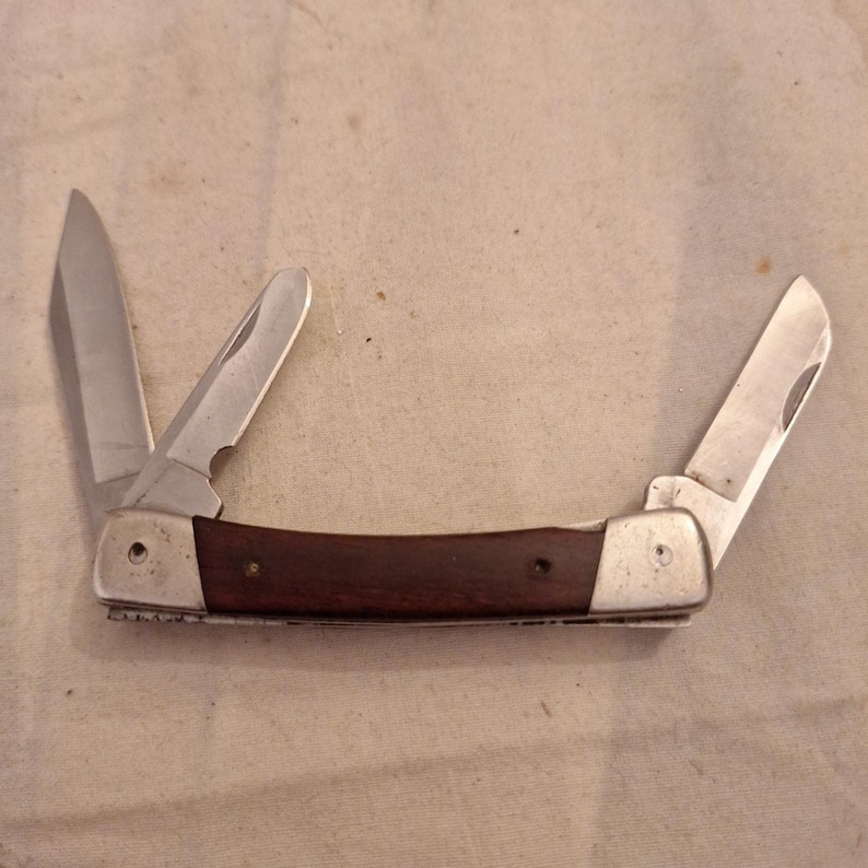 Vintage 1990 Buck 703 COLT Stockman 3-Blatt Taschenmesser Made in USA ...