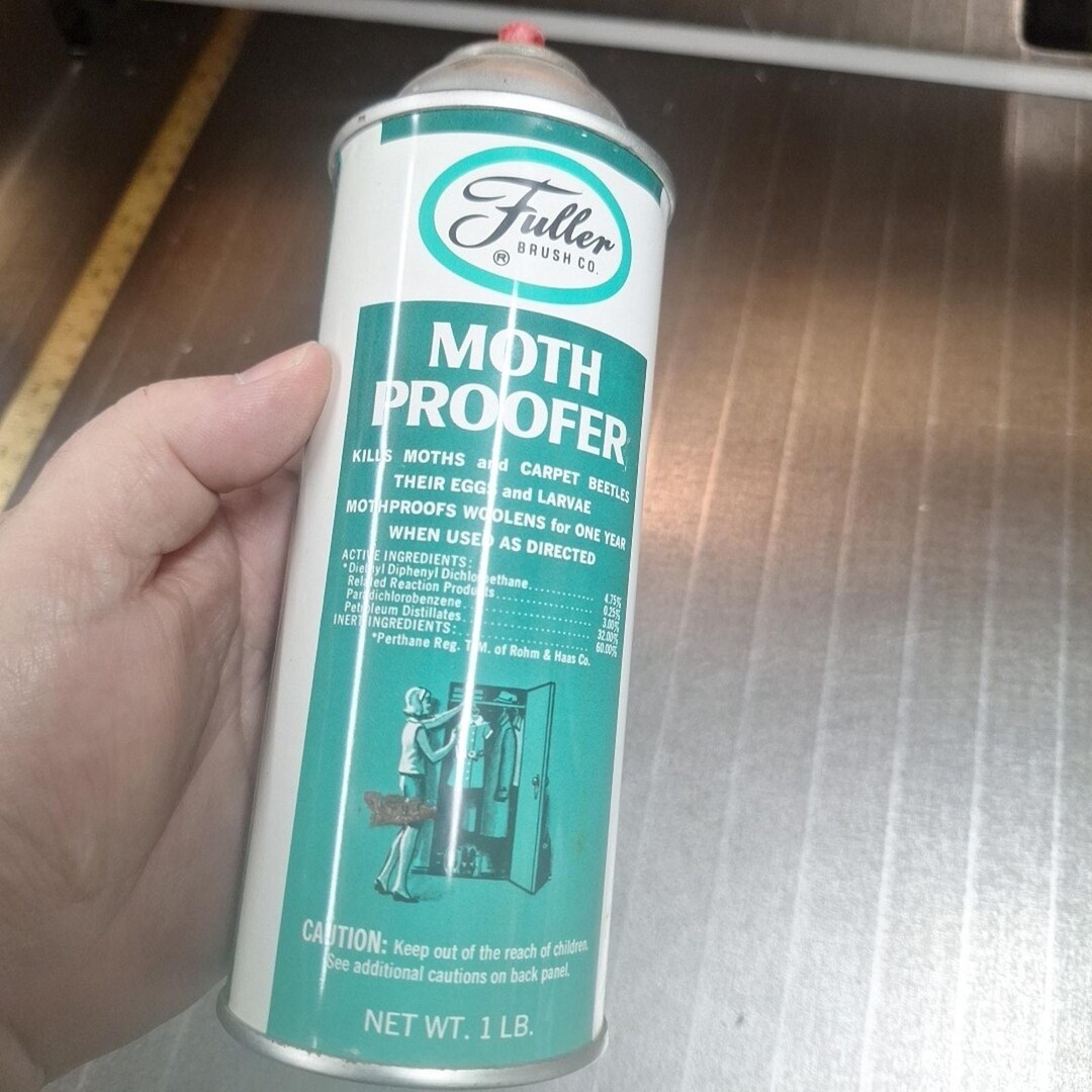 Fuller Brush Co Moth Proofer Vintage Spray Can 1/4 Full Sprays Good USA ...