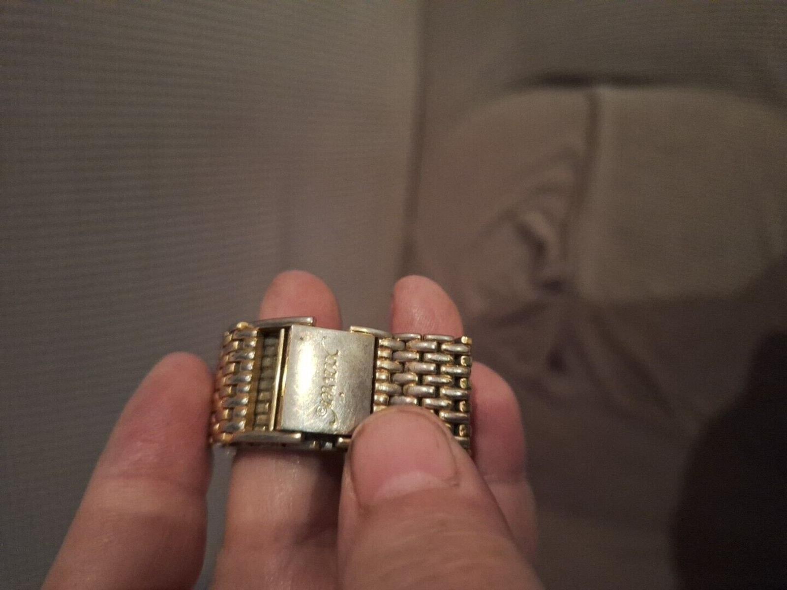 Vintage Xavier Diamond Quartz Men's Watch Masterpiece Gold Tone Needs ...