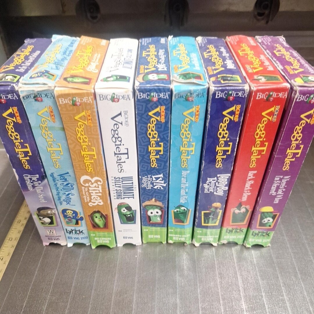 Veggie Tales VHS Lot of 9 - Etsy