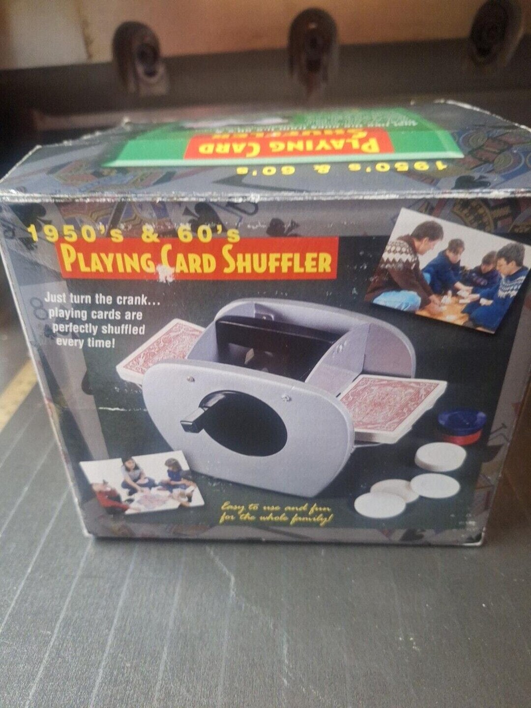 Crank Operated Metal Playing Card Shuffler W/original Box - 50s & 60s ...