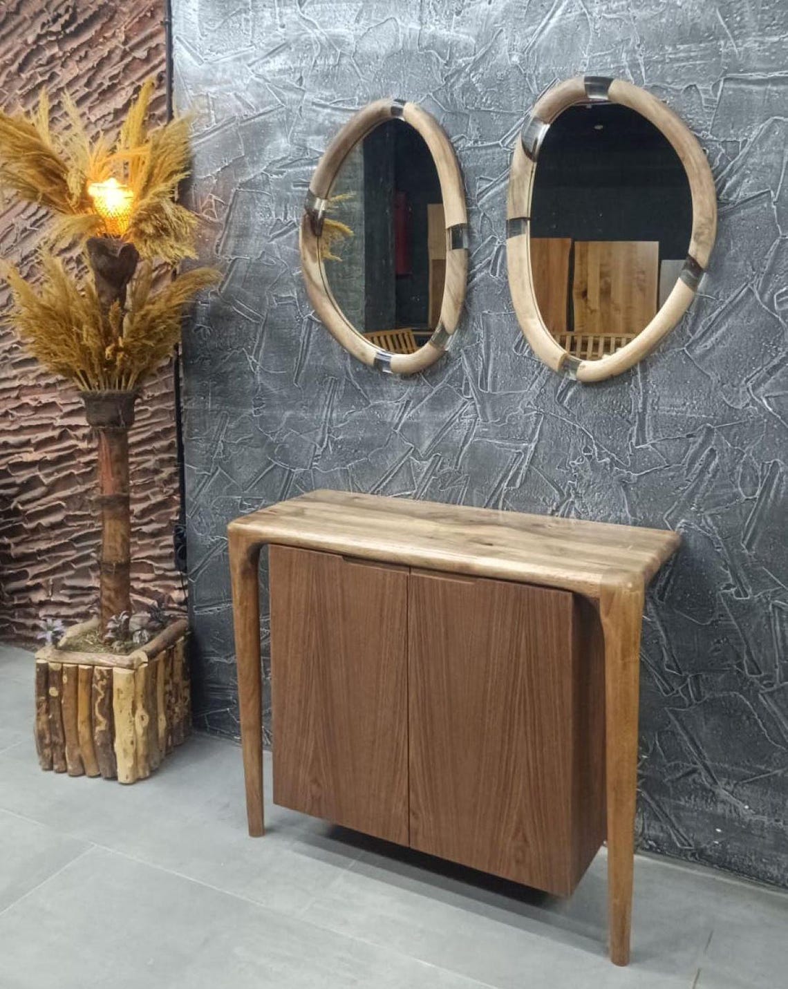 Handmade Epoxy and Wood Mirror Modern Design With a Natural Touch ...