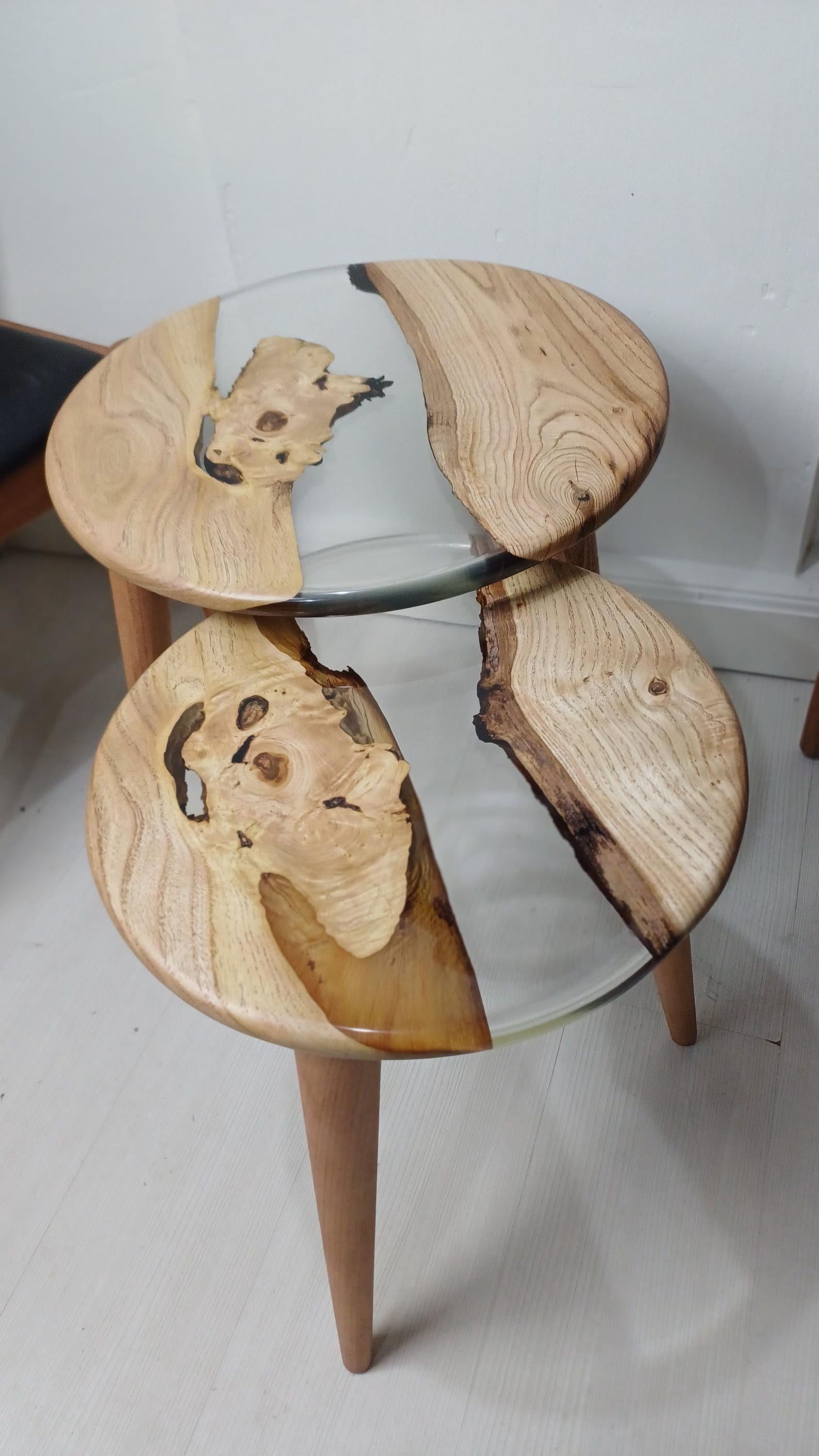 Chestnut Wood Clear Epoxy Coffee Table ,epoxy Coffee Table,coffee Table ...