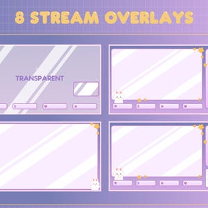 Rabbits in the Sky Twitch Animated Stream Pack | Overlay Package ...