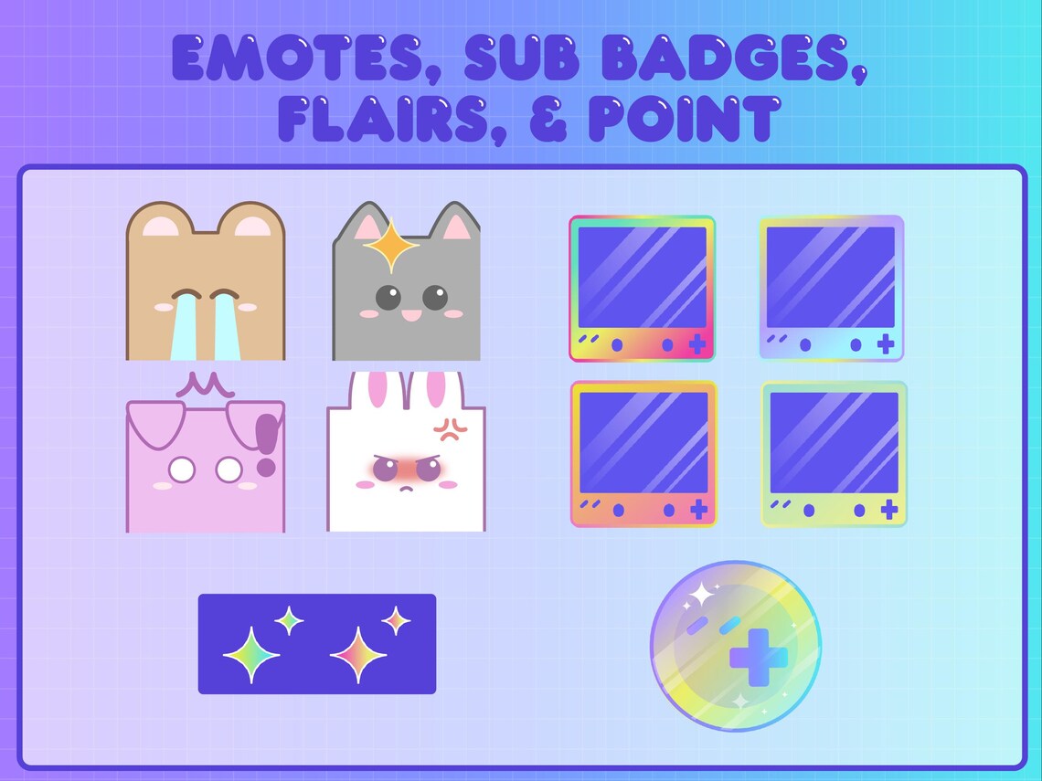 Cute Tetris Game Twitch Animated Stream Pack | Overlay Package | Twitch ...