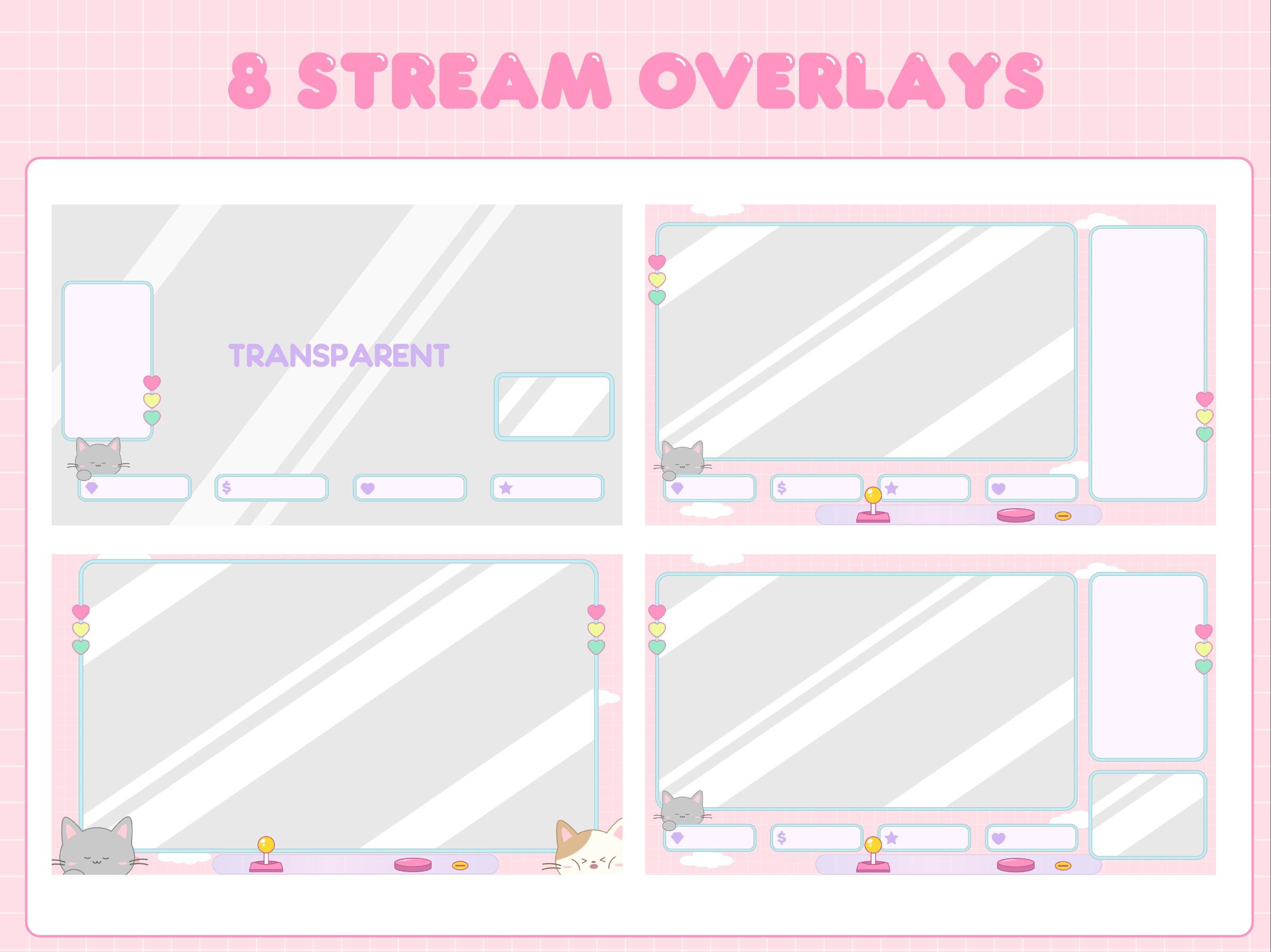 Cats Claw Machine Twitch Animated Stream Pack | Overlay Package ...