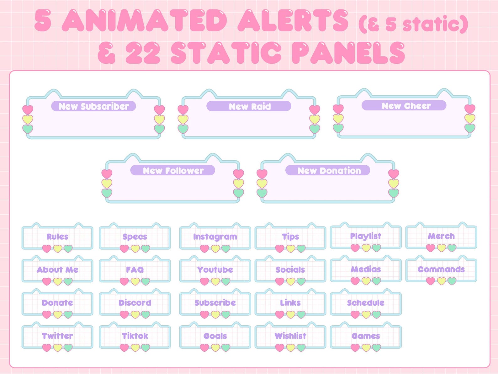 Cats Claw Machine Twitch Animated Stream Pack | Overlay Package ...