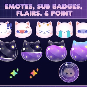 Cat Wind Chime Twitch Animated Stream Package | Overlay Package ...