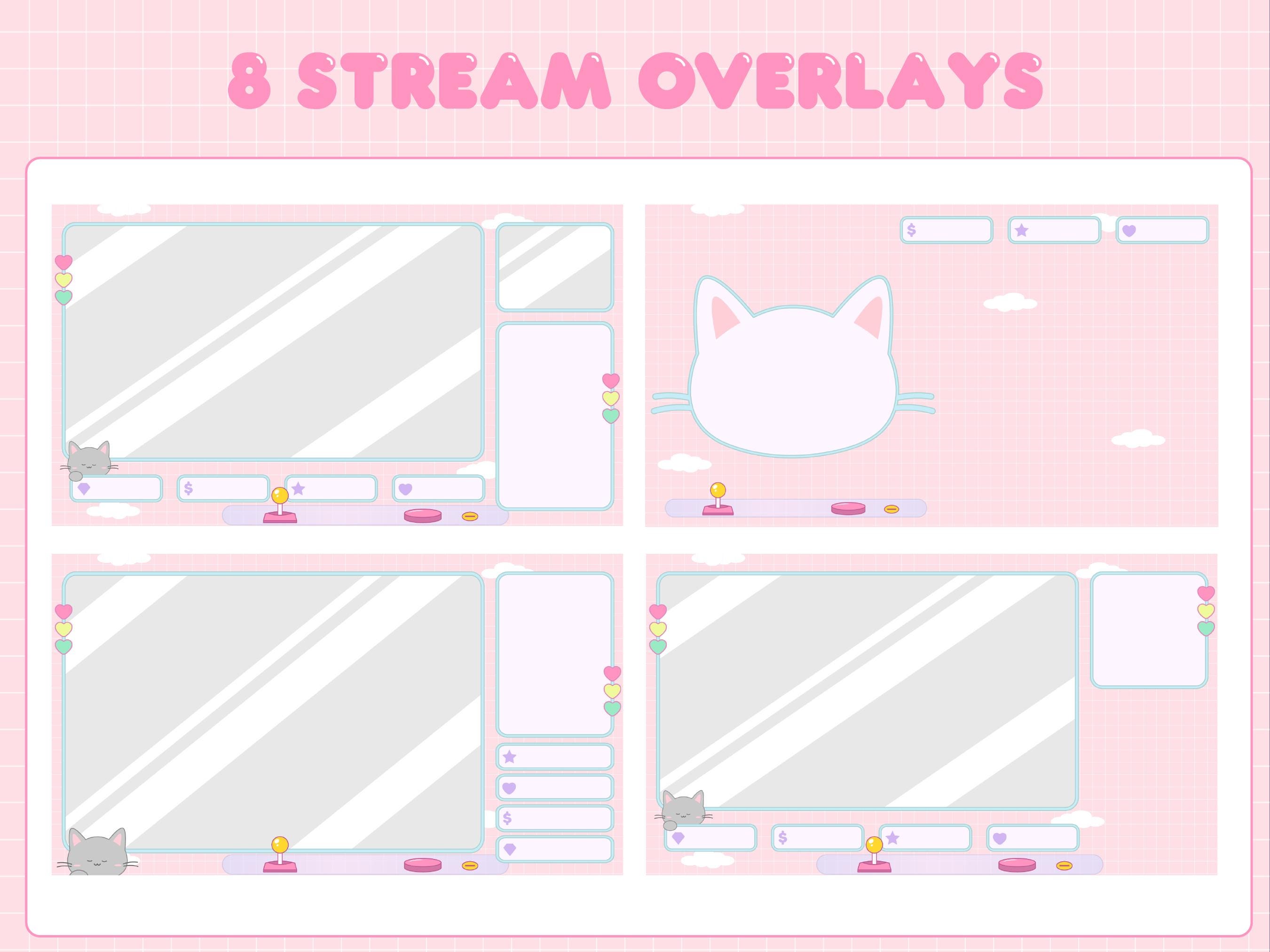 Cats Claw Machine Twitch Animated Stream Pack | Overlay Package ...
