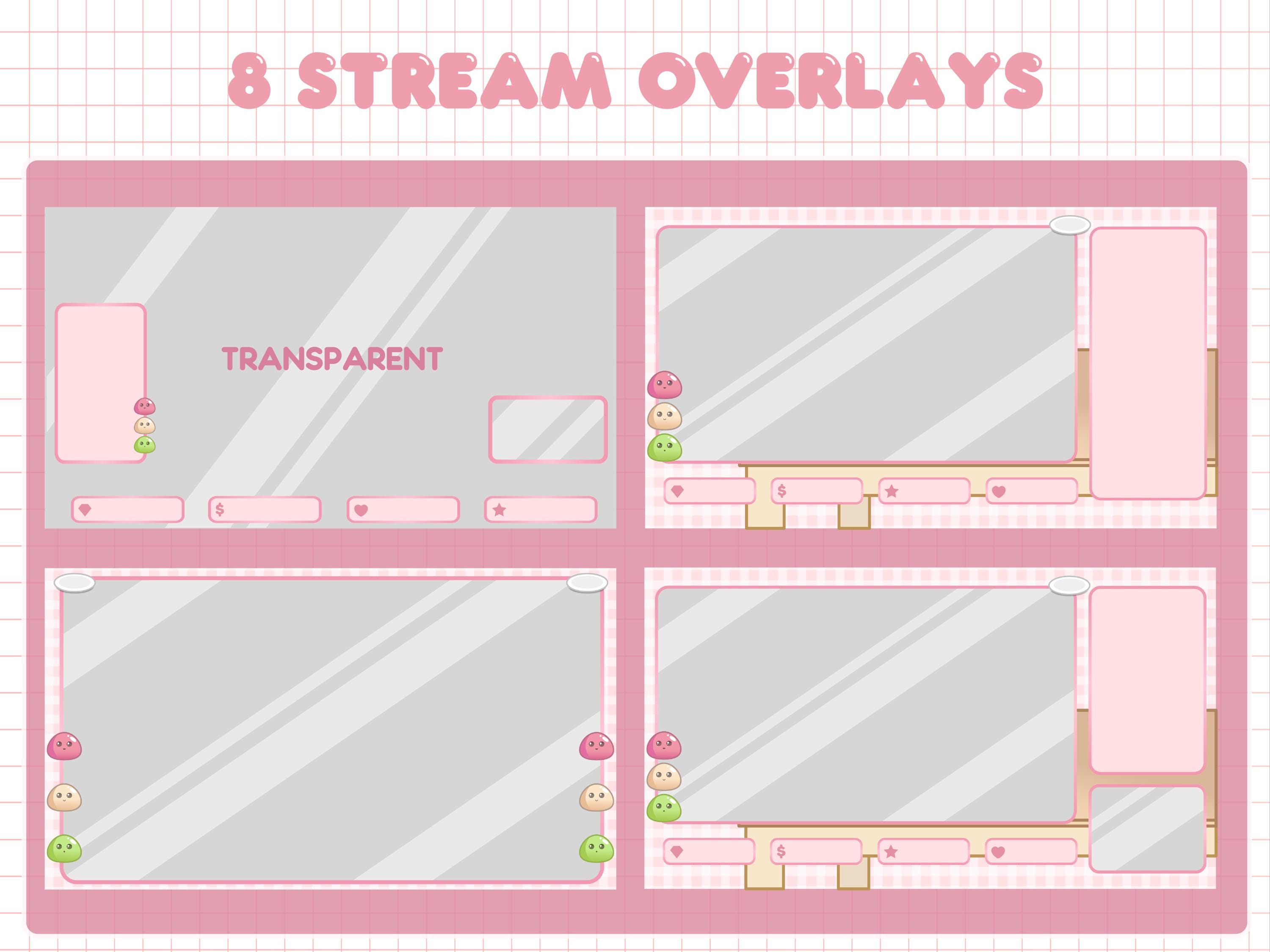 Jumping Mochi Twitch Animated Stream Package | Overlay Package | Twitch ...