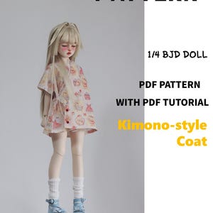 1/4 Bjd Coat Pattern - Etsy