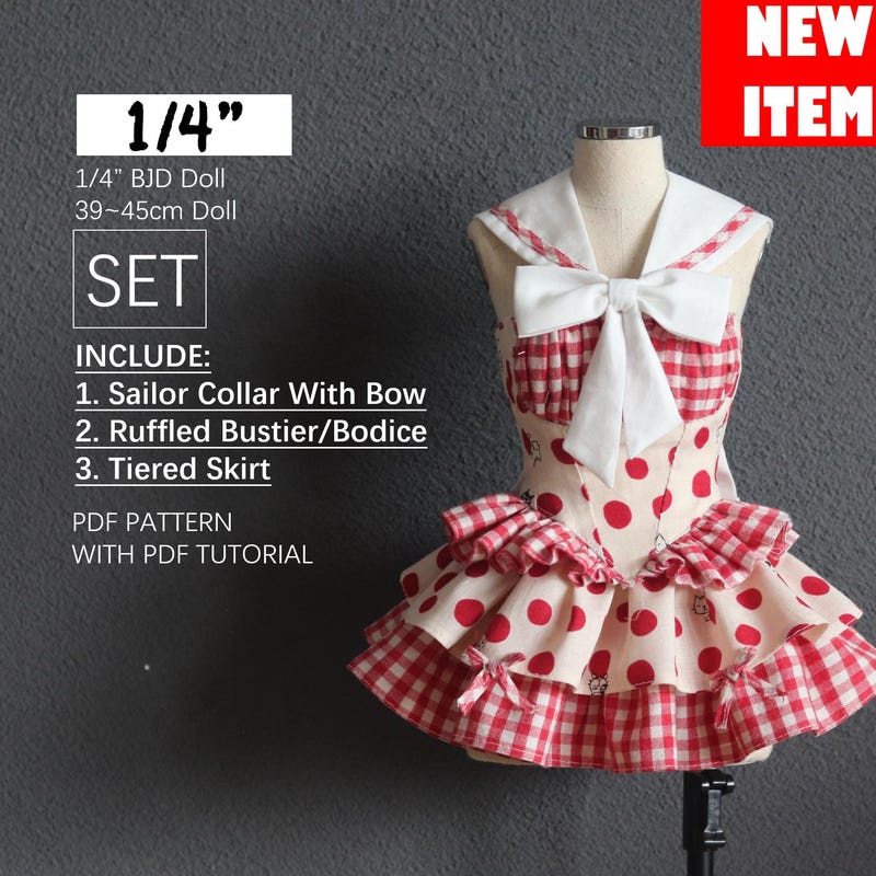 1/4 Bjd Sewing Pattern - Etsy UK