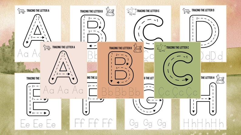 ABC Busy Book for Kids, Alphabet Learning Activity, Educational ...