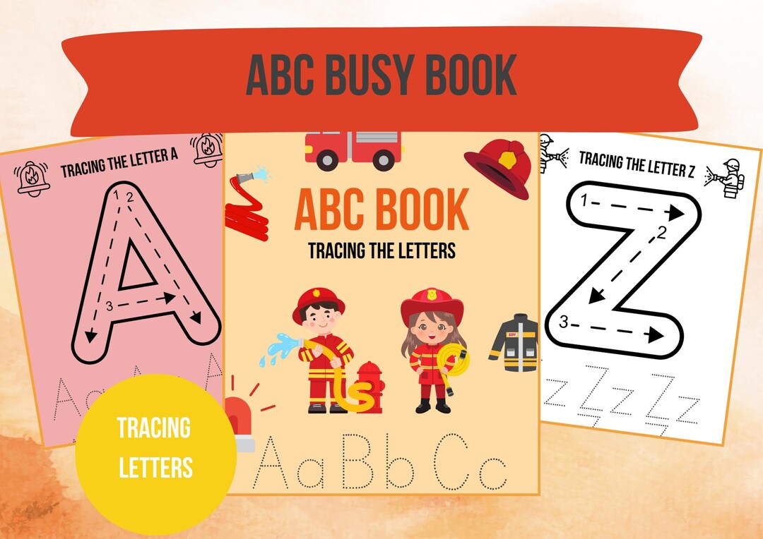 ABC Busy Book for Kids, Alphabet Learning Activity, Educational ...