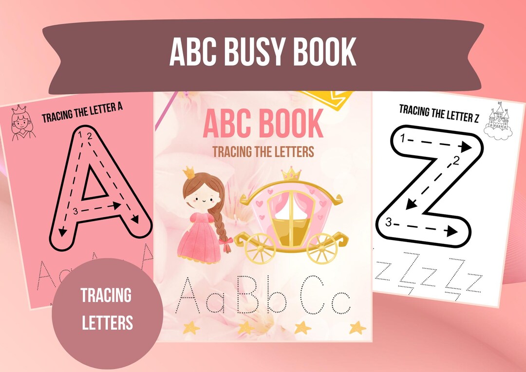ABC Busy Book for Kids, Alphabet Learning Activity, Educational ...