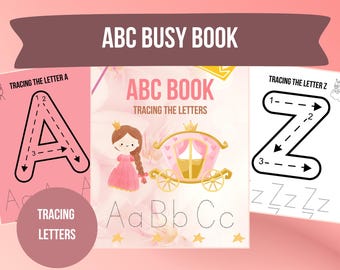 ABC Busy Book for Kids, Alphabet Learning Activity, Educational ...