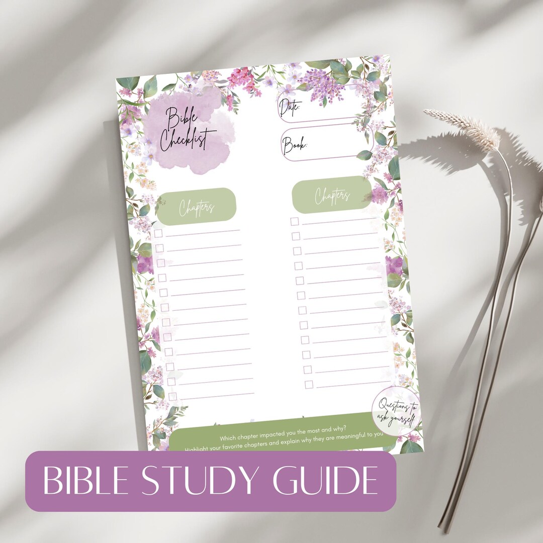 Ultimate Bible Study Toolkit 15 Pages | Floral-themed Digital Journal ...