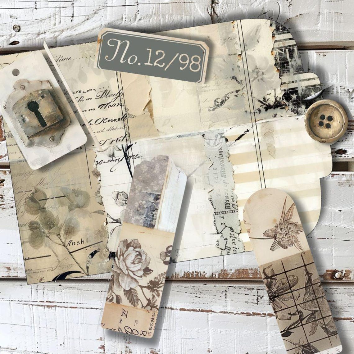 Digital Download Folio, Simple Starts Folio # 5 Shabby Neutrals Easy ...