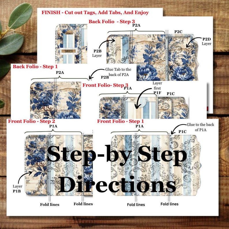 Digital Download Folio Believe in Yourself Easy With Step-by-step ...