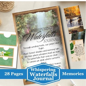 Whispering Waterfalls Art Journal, Craft Kit, Natural Beauty, Fun ...
