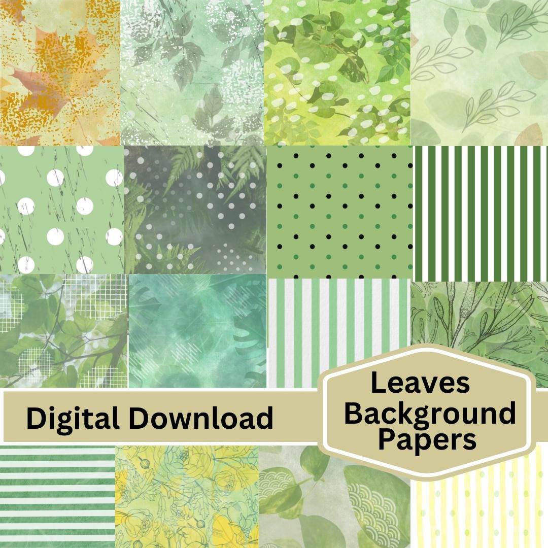 Collage and Background Papers for Scrapbooking and Journaling - Etsy
