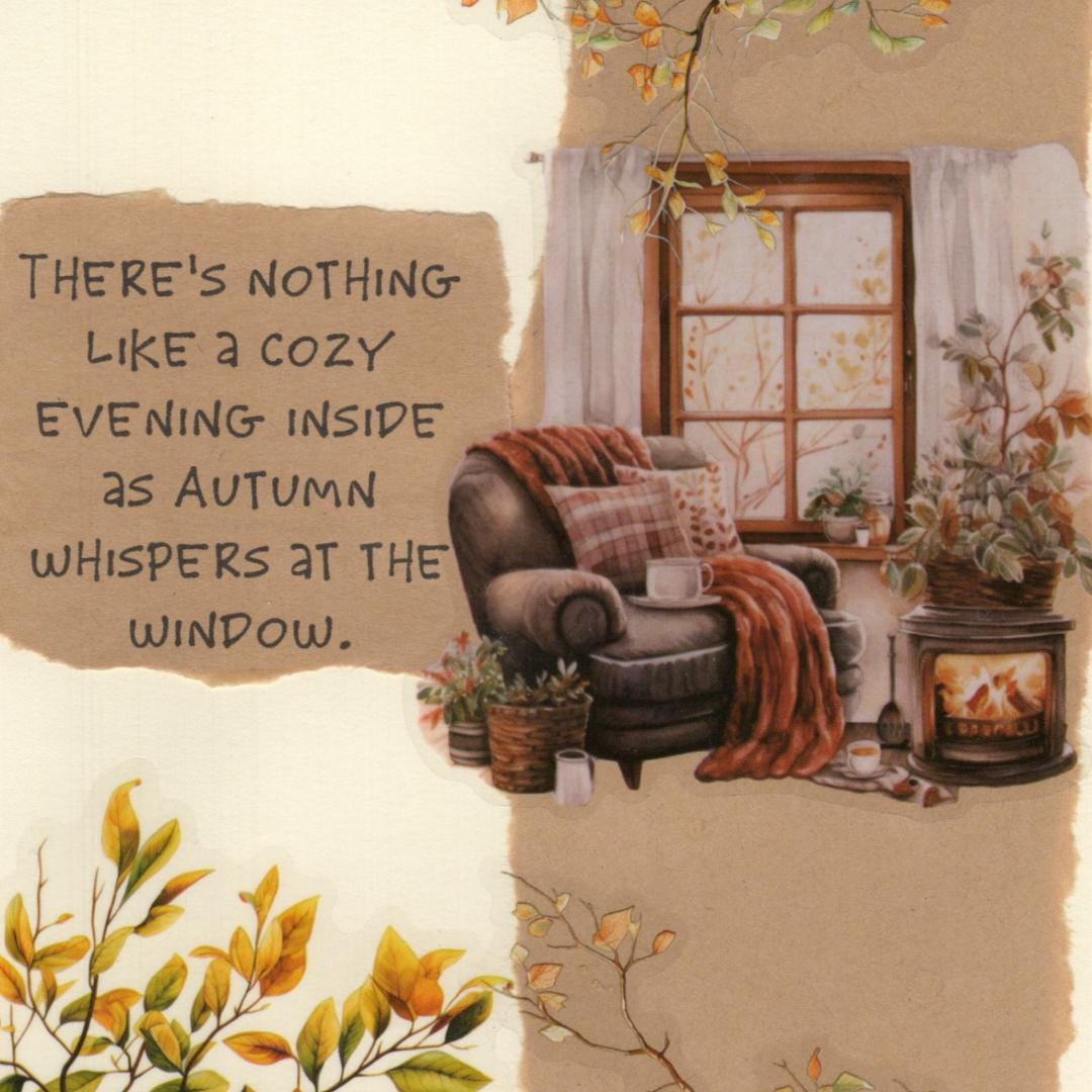Cozy Autumn Journals: Easy Step-by-step Kits - Fall Leaves, Simple ...