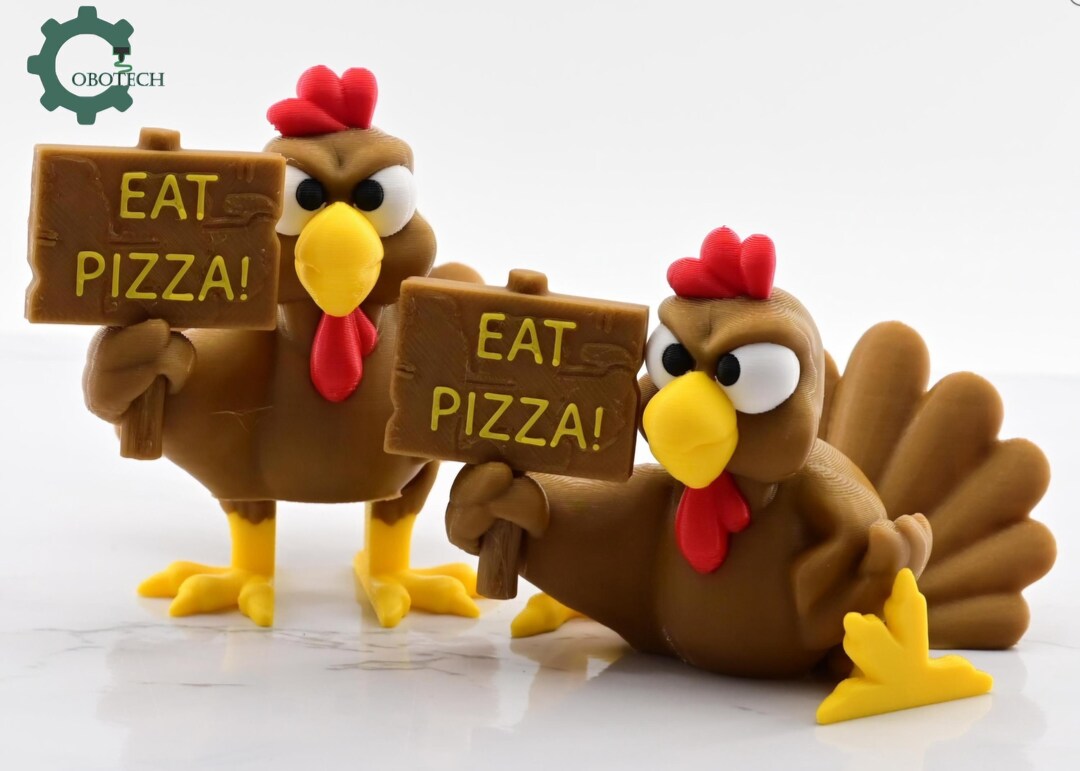 Articulated Turkey Figurine 3d Printed Thanksgiving Decorations Unique ...