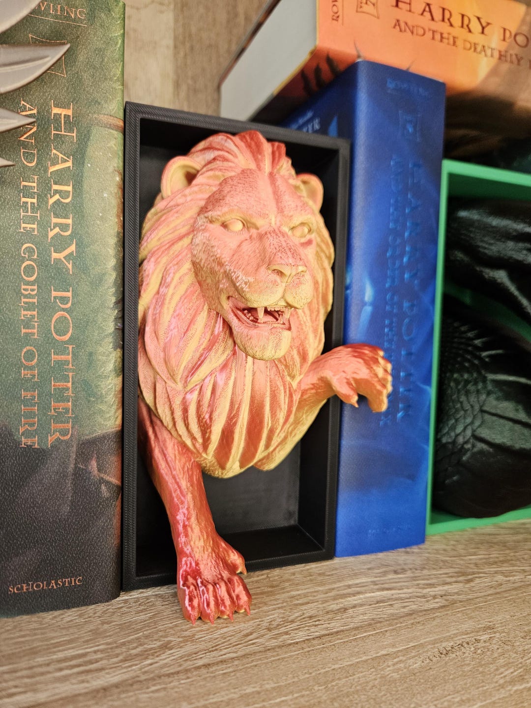 Wizard Book Nook Collection- 3d Printed | Themes of Phoenix, Lion ...