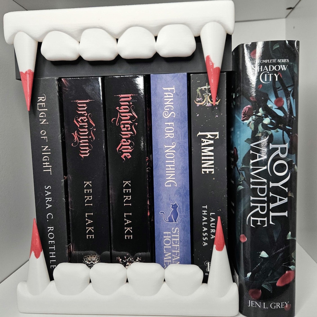 Vampire Book Nook: Gothic Bookshelf Decor With Storage Drawer - Etsy