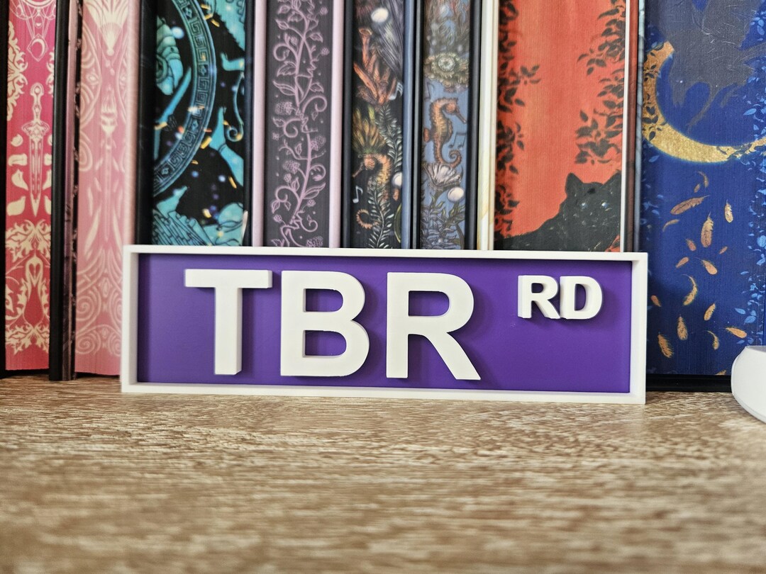 Library Street Signs-book Genre Street Signs - Self Standing-3d Printed ...