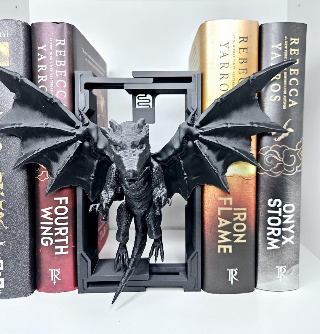 Flying Dragon Book Nook – Adjustable Width Shelf Decor | Extendable ...
