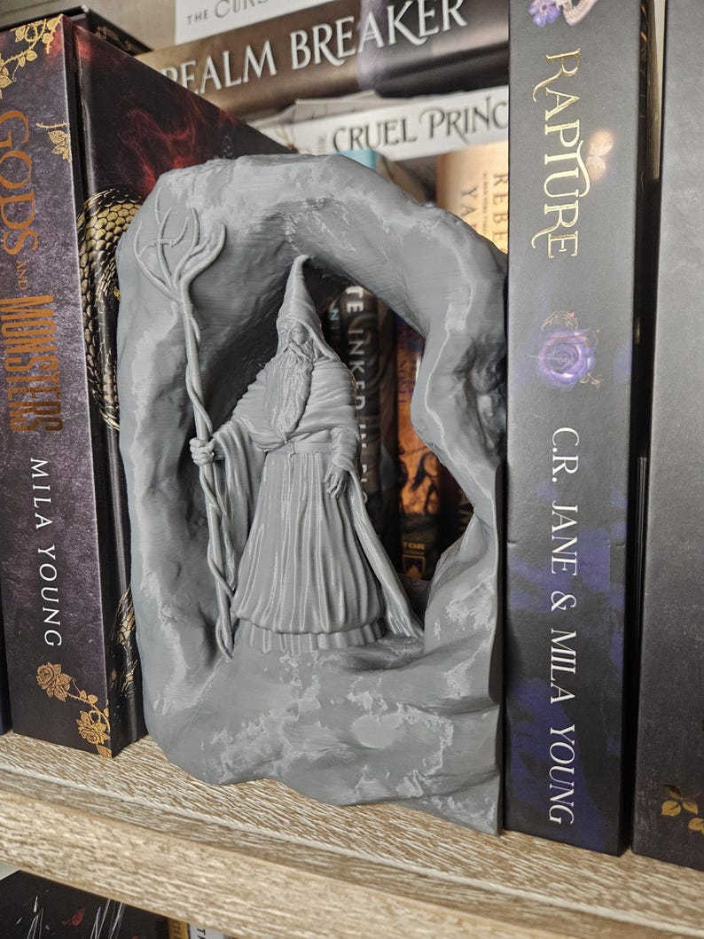 Wizard's Lair Book Nook – Mystical Cave Library for Enchanted Shelves ...