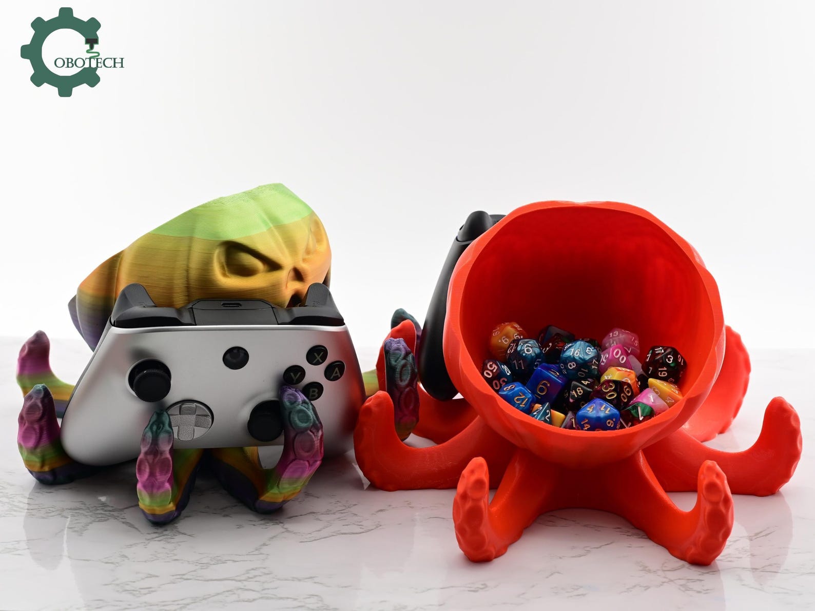 Pumpkin Octopus Controller Holder With Storage Unique Desk Organizer ...
