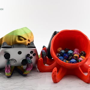 Pumpkin Octopus Controller Holder With Storage Unique Desk Organizer ...