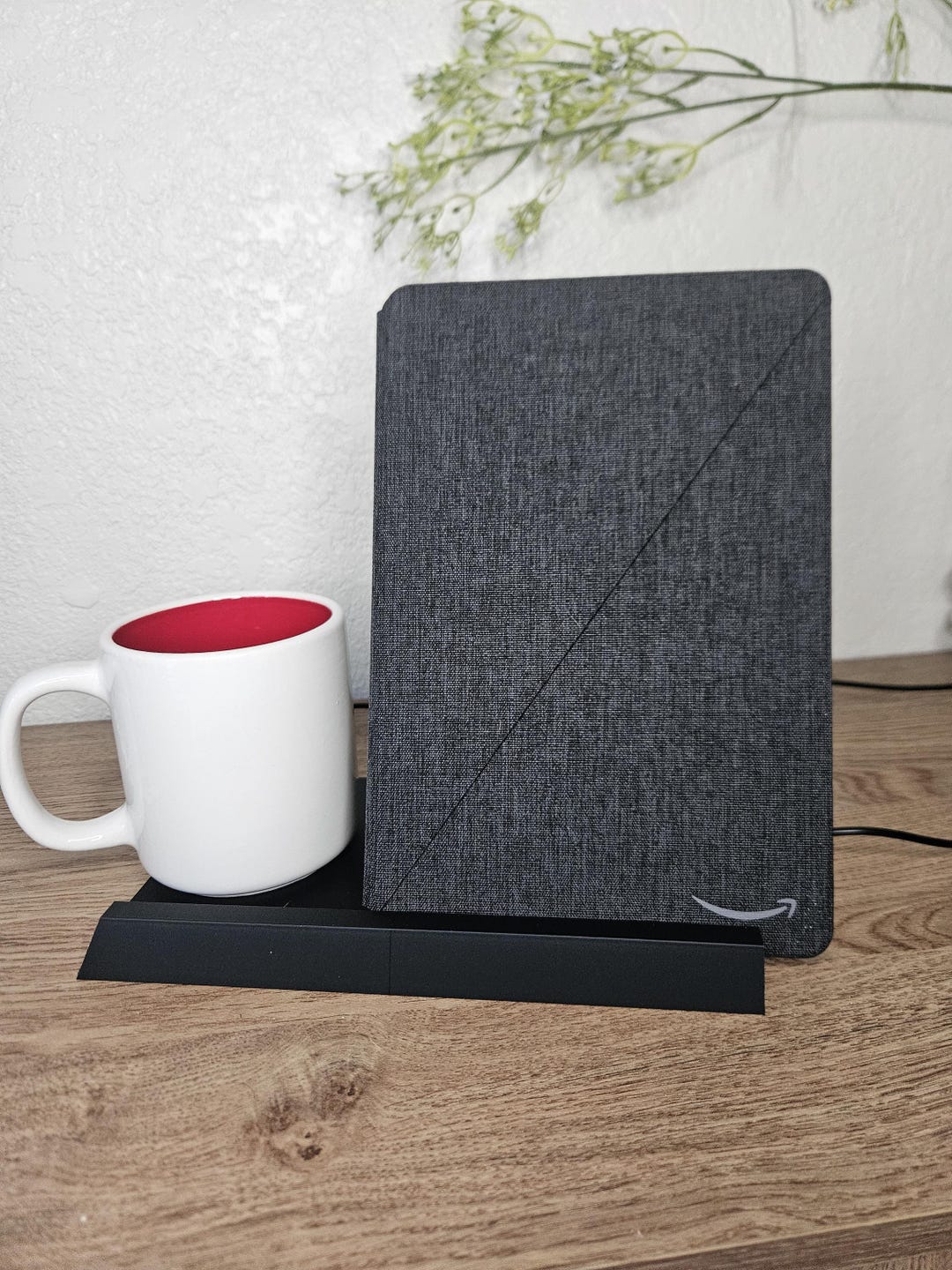 Book Nook Tablet Stand With Cord Organizer – Multifunctional Stand for ...