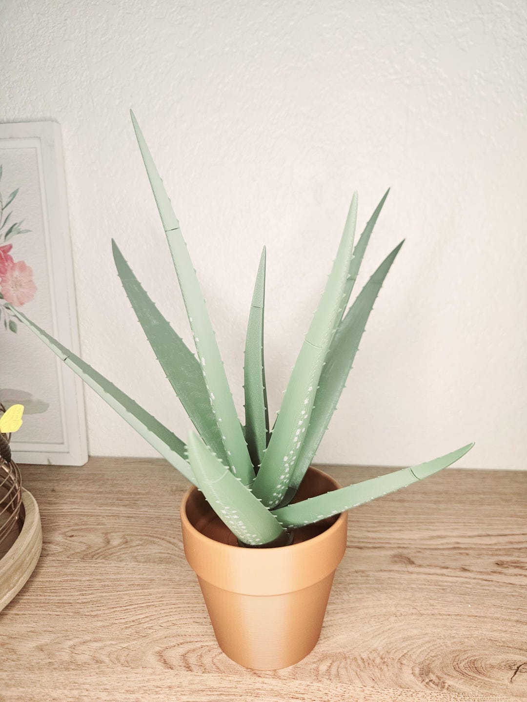 3D Printed Aloe Vera Pen Holder: Unique Desk Plant Decor - Etsy Australia
